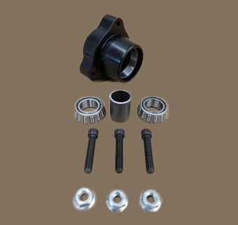 Hub Front Cmpl Blk 1/4 Stud w/Taper – NC Chassis